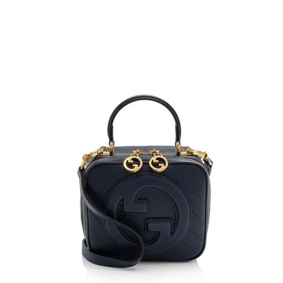 Gucci | Bags | Gucci Diagonal Stitched Calfskin Blondie Top Handle ...